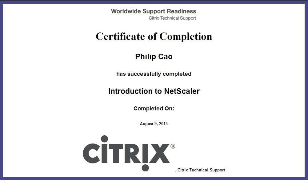 [2013] Philip Cao – Introduction to Citrix NetScaler – Certificate of ...